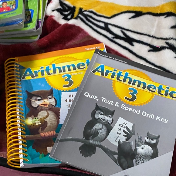 Abeka | Other | Arithmetic 3 Worktext And Quiz Key Set | Poshmark